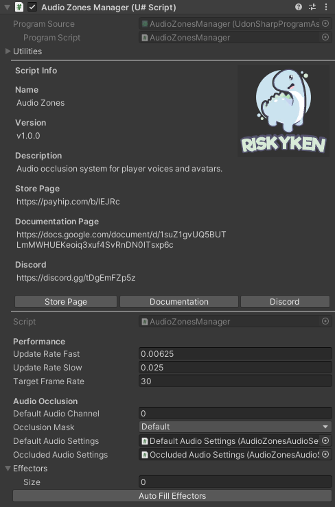 Documentation - Audio Zones